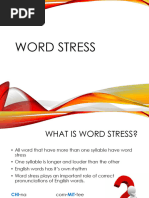 English Word Stress Rules With Exercises and Compound Adjectives | PDF ...