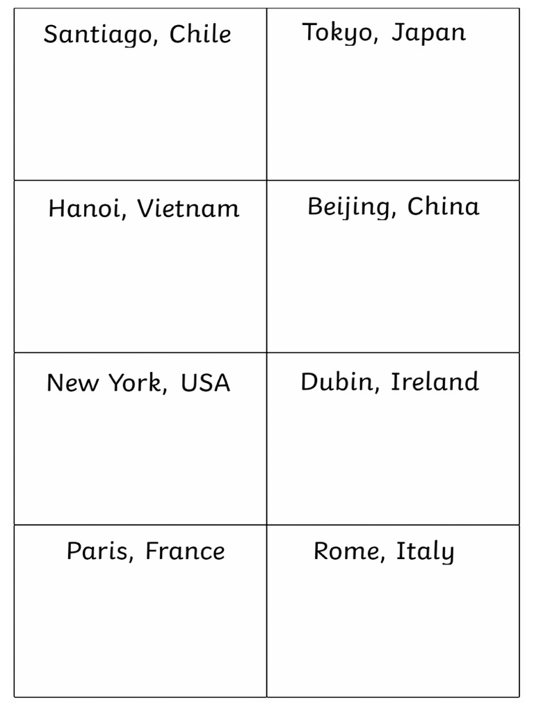 Location Cards | PDF