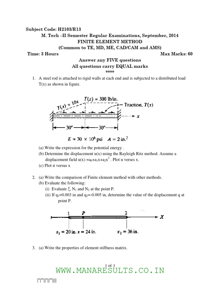 Fem 3 | PDF | Finite Element Method | Applied And Interdisciplinary Physics