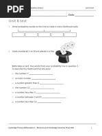 Cambridge Primary Science 5 Unit 2 Sound | PDF | Language Arts & Discipline
