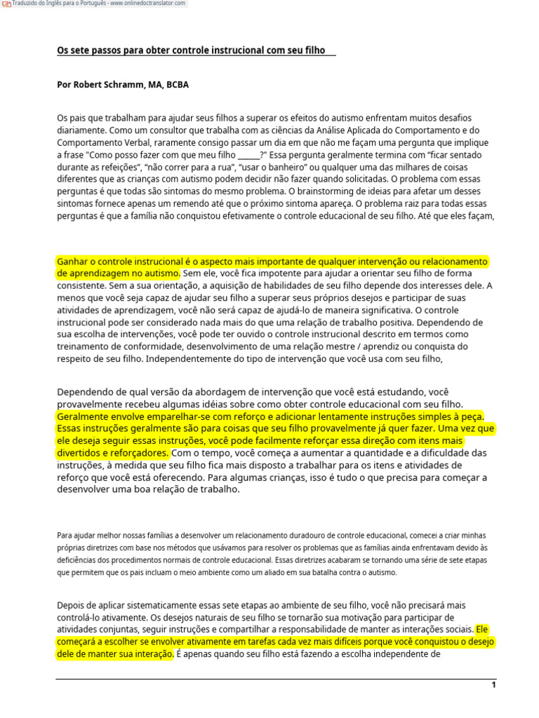 7-steps-to-instructional-control.en.pt | PDF | Aprendizado | Espectro ...