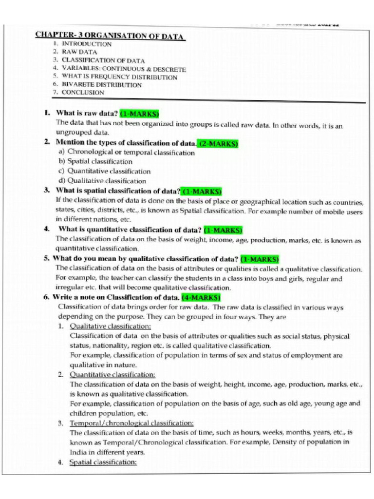 Chapter 3 Statistics For Economics | PDF