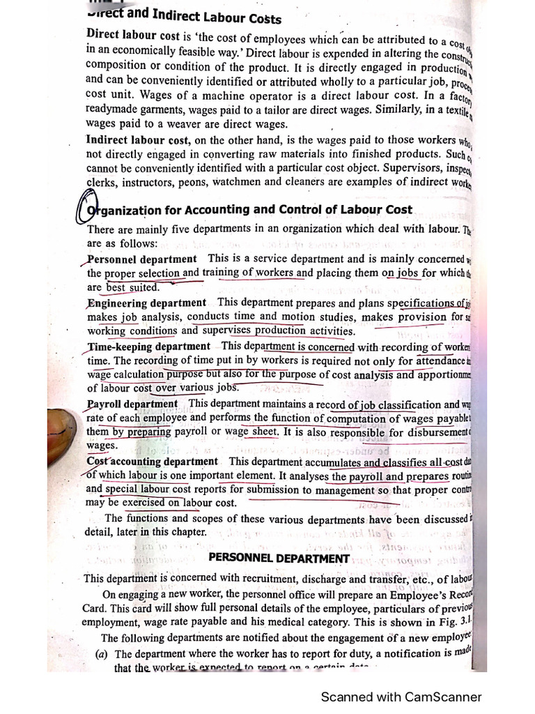 Unit 2 (Labour Cost & Overheads) | PDF