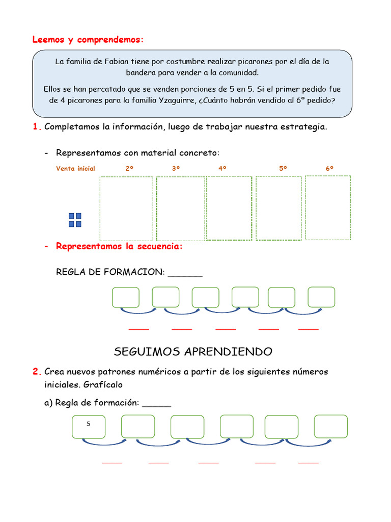 Patrones Numericos | PDF