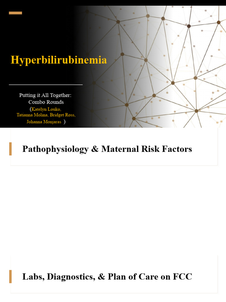 Hyperbilirubinemia - Group PowerPoint | PDF