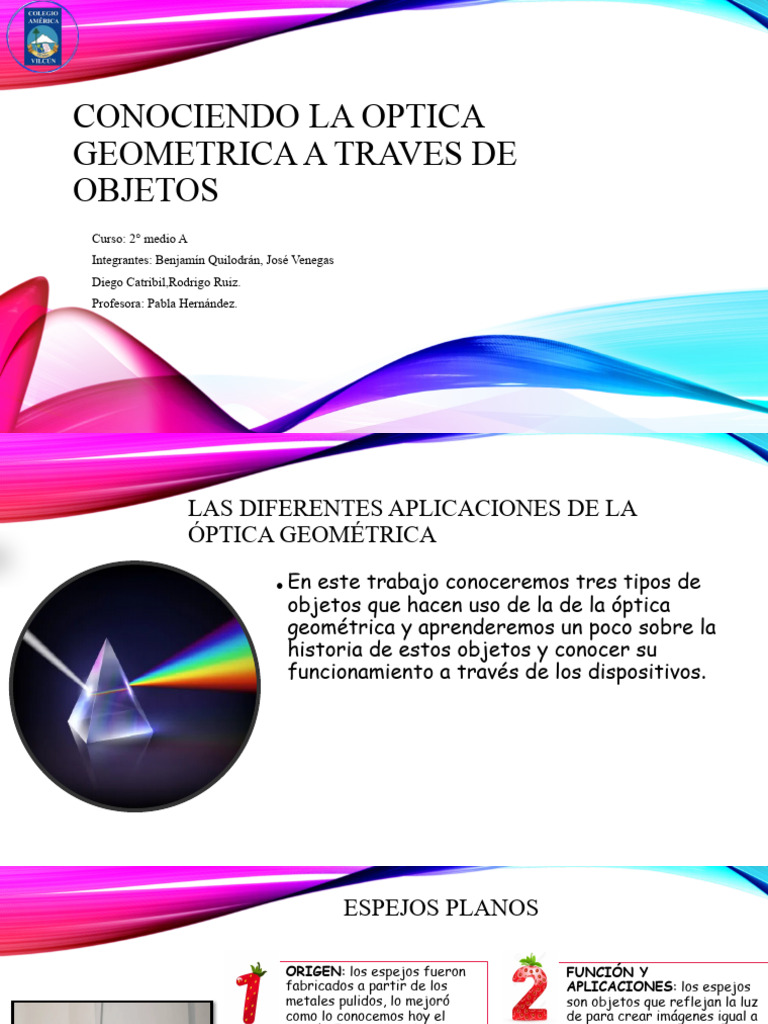 La Óptica Geométrica y Sus Aplicaciones | PDF | Óptica | Telescopio