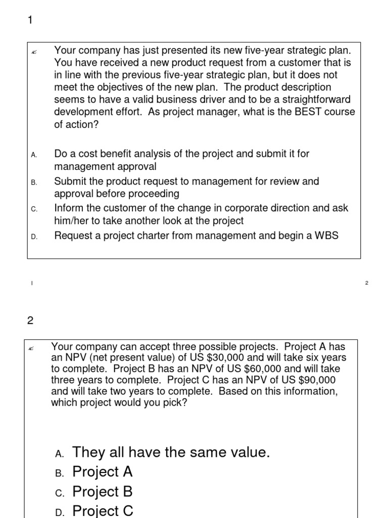Project Management Decision-Making Scenarios | PDF | Procurement | Business
