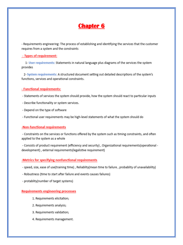 Chapter 6 (2) | Download Free PDF | System | Software Engineering