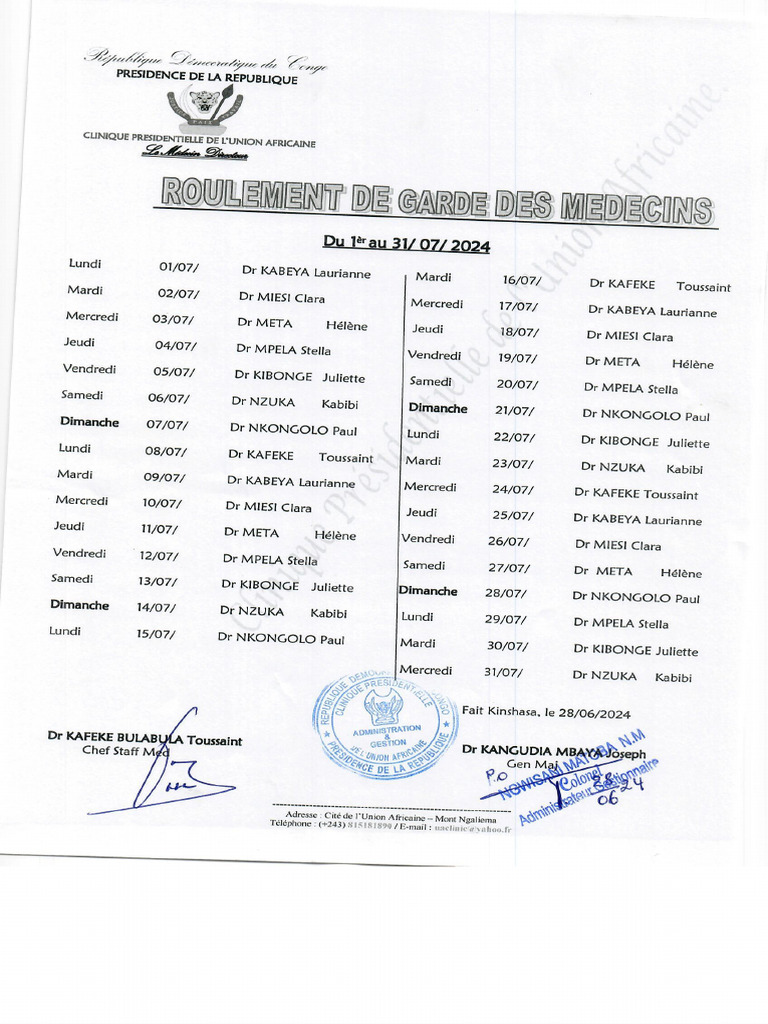 Roul Medecins Juillet 24 | PDF