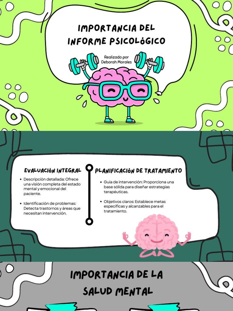 Importancia del Informe Psicológico | PDF Importancia del Informe Psicológico | PDF