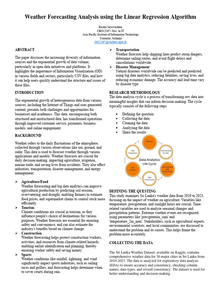 BA Assignment - PDF - v1 | PDF | Coefficient Of Determination | Regression Analysis