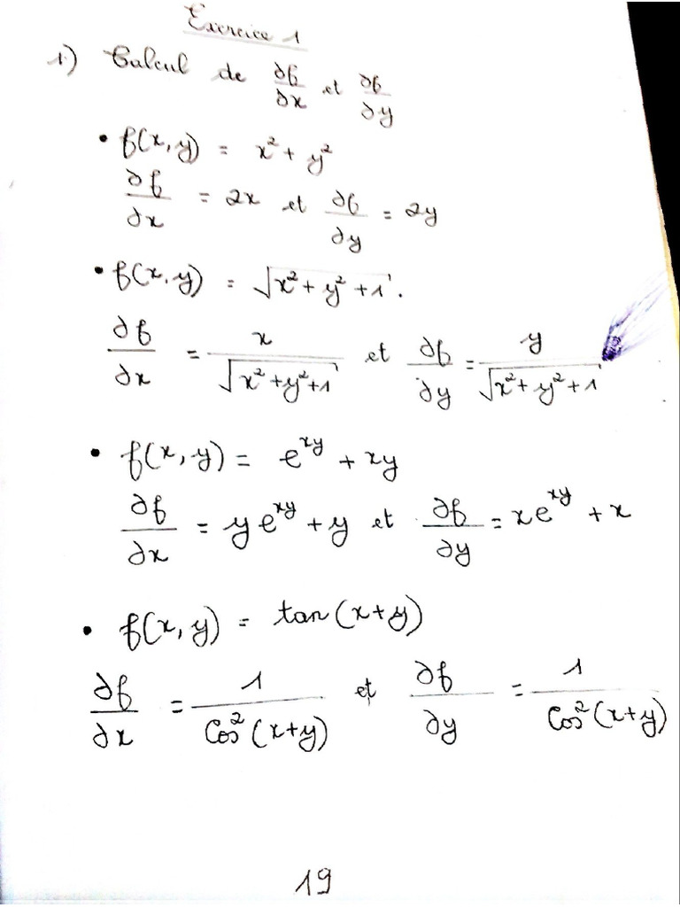 EXo Corrigé de MTH 223 | PDF