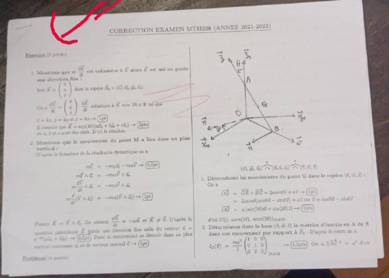 TD mth228 Corrigé | PDF