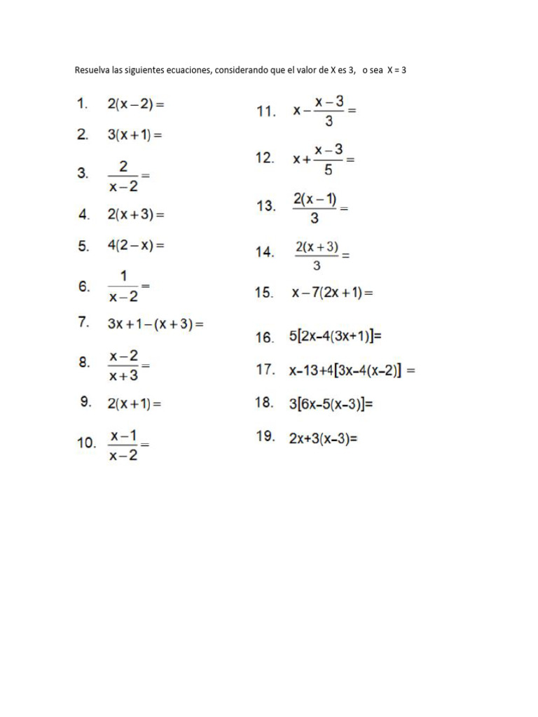 Ejercicios Matematicas | PDF