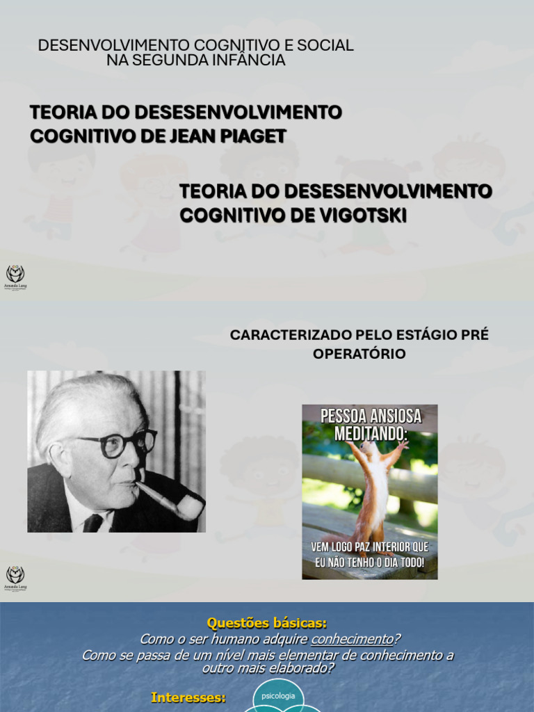 Desenvolvimento Cognitivo - Social - 08 - 04 | PDF | Educação em Artes ...