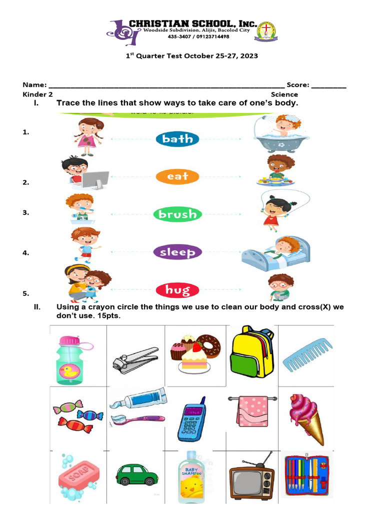 1 ST Quarter Examination Science K2 | PDF