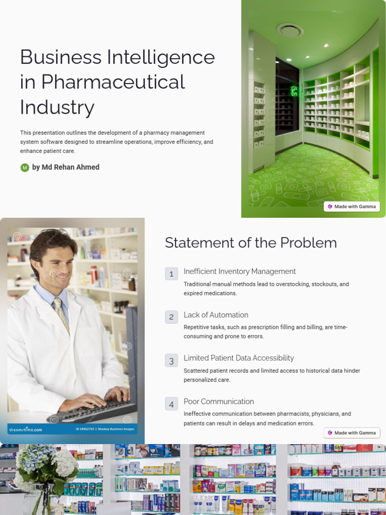 Business Intelligence in Pharmaceutical Industry | PDF | Statistics ...