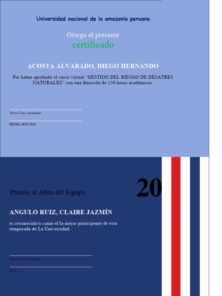 Certificados | PDF