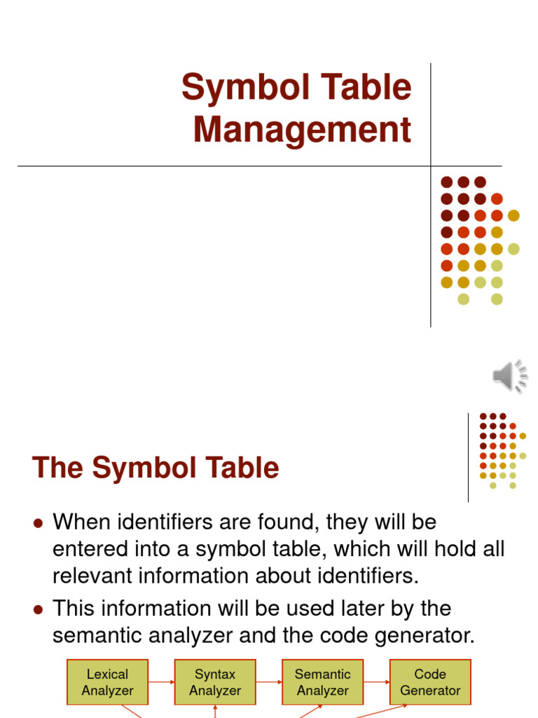 Symbol Table Management | PDF | Database Index | Algorithms And Data ...