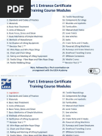 Leea Courses | PDF