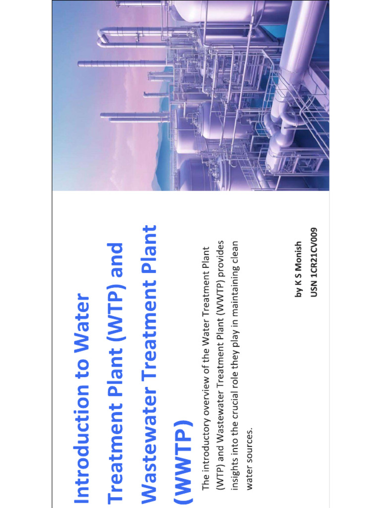 Waste Water Treatment Plant | PDF