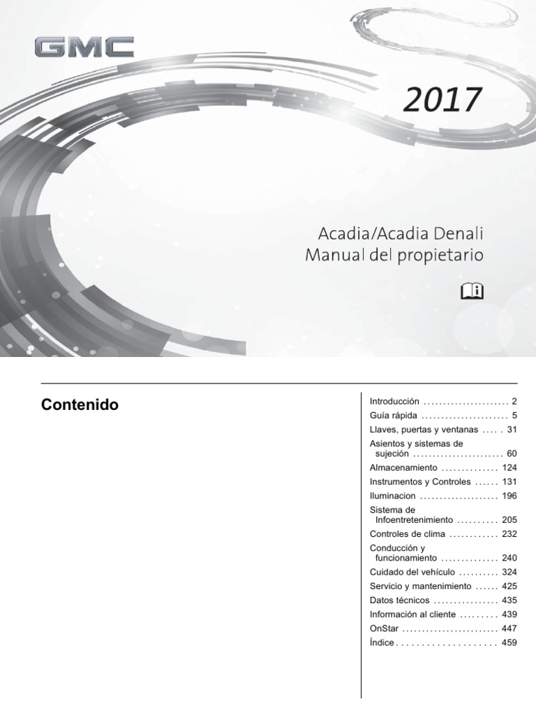GMC Acadia 2017 | PDF | Cambiar | Motores generales