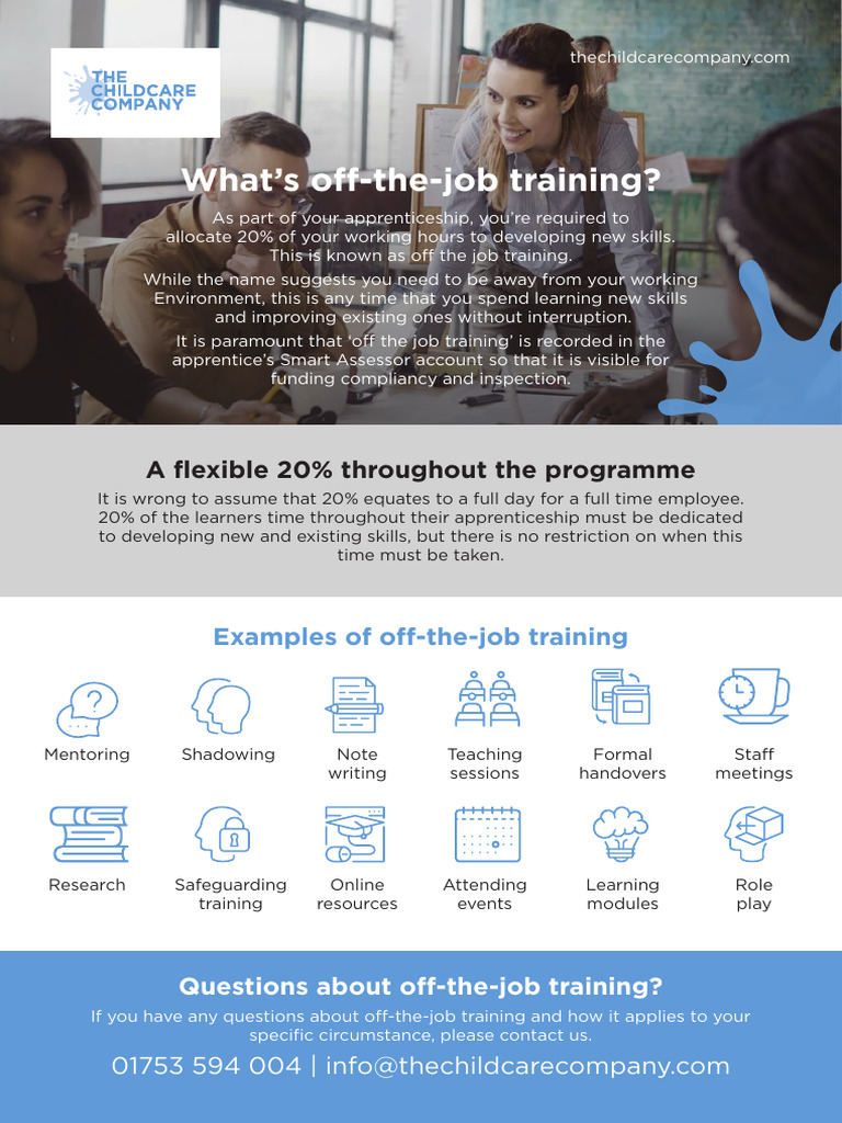 The Childcare Company Off-The-Job Training Factsheet | PDF | Career ...