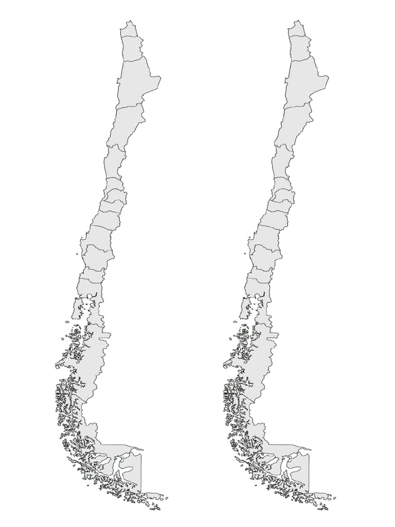 Mapa de Chile Separado Por Regiones | PDF