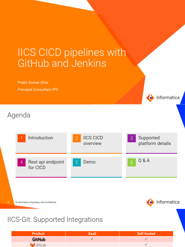 IICS CICD Pipelines With GitHub and Jenkins | PDF | Cloud Computing | Software As A Service
