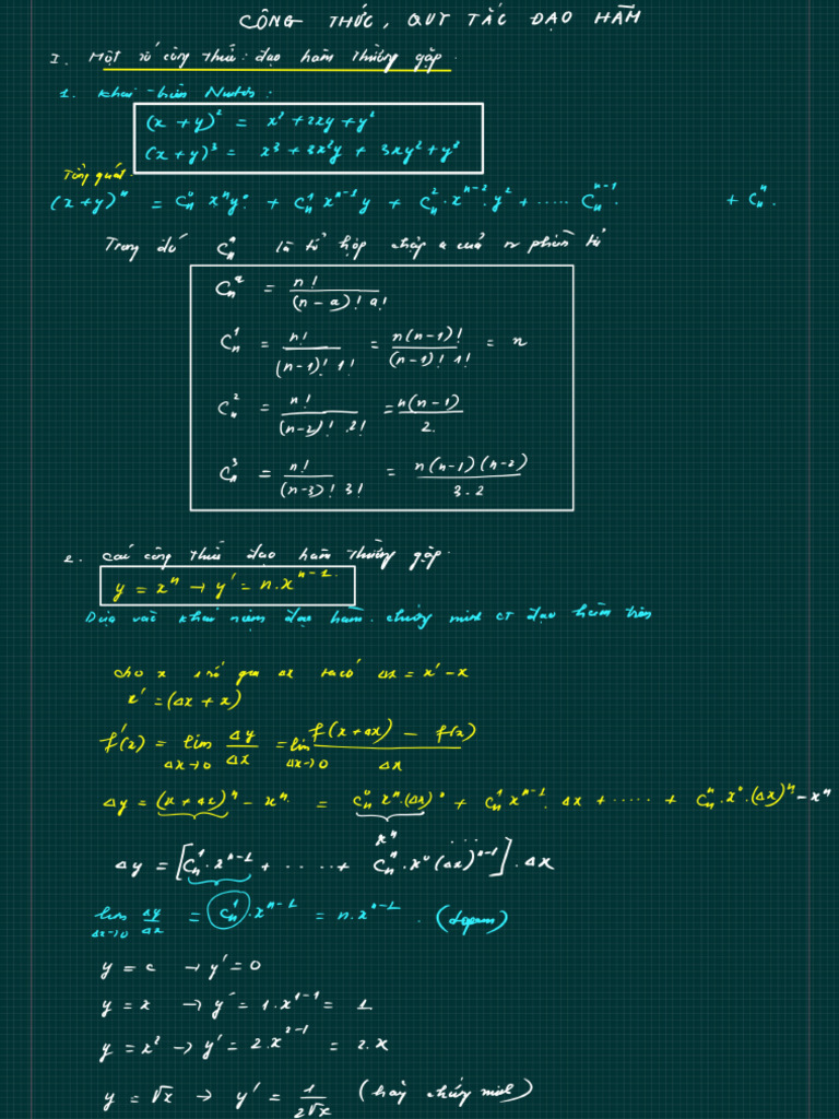 Các NG D NG C A Đ o Hàm | PDF