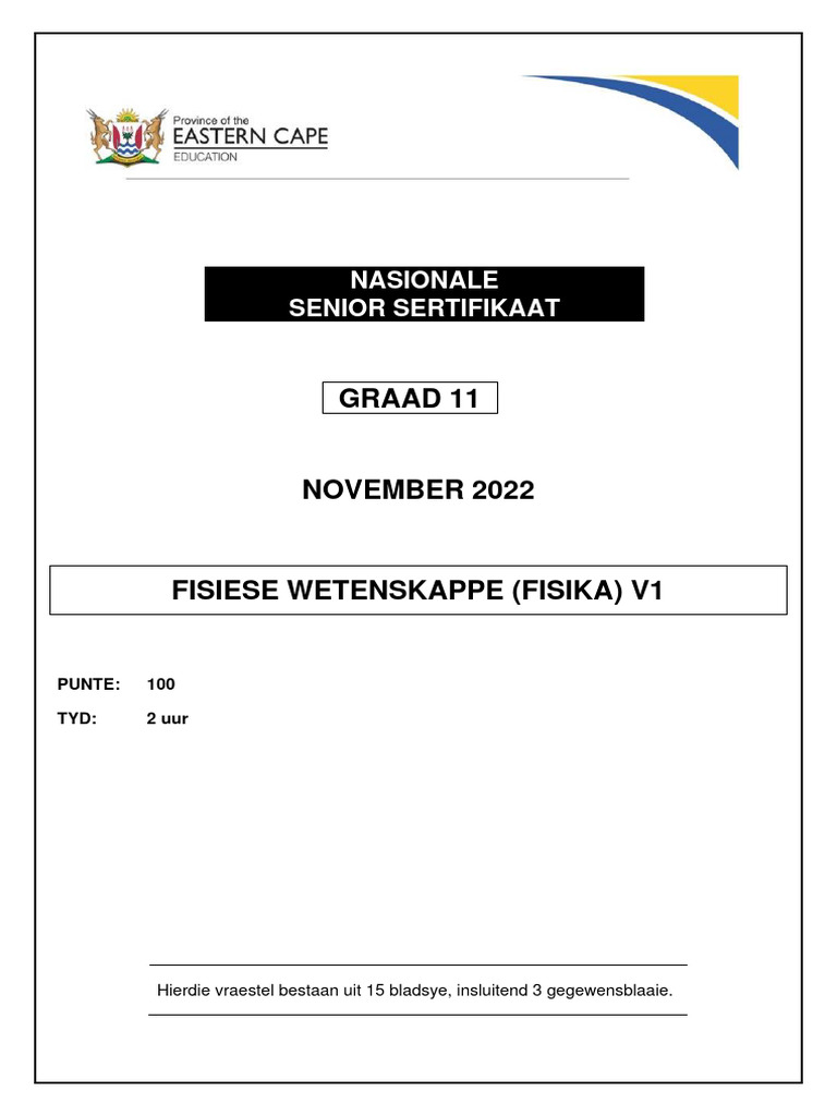 Fisies 2022 V1 | PDF