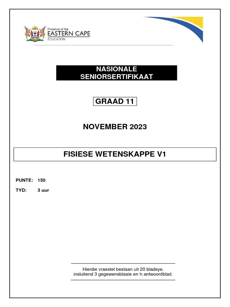Fisies 2023 V1 | PDF