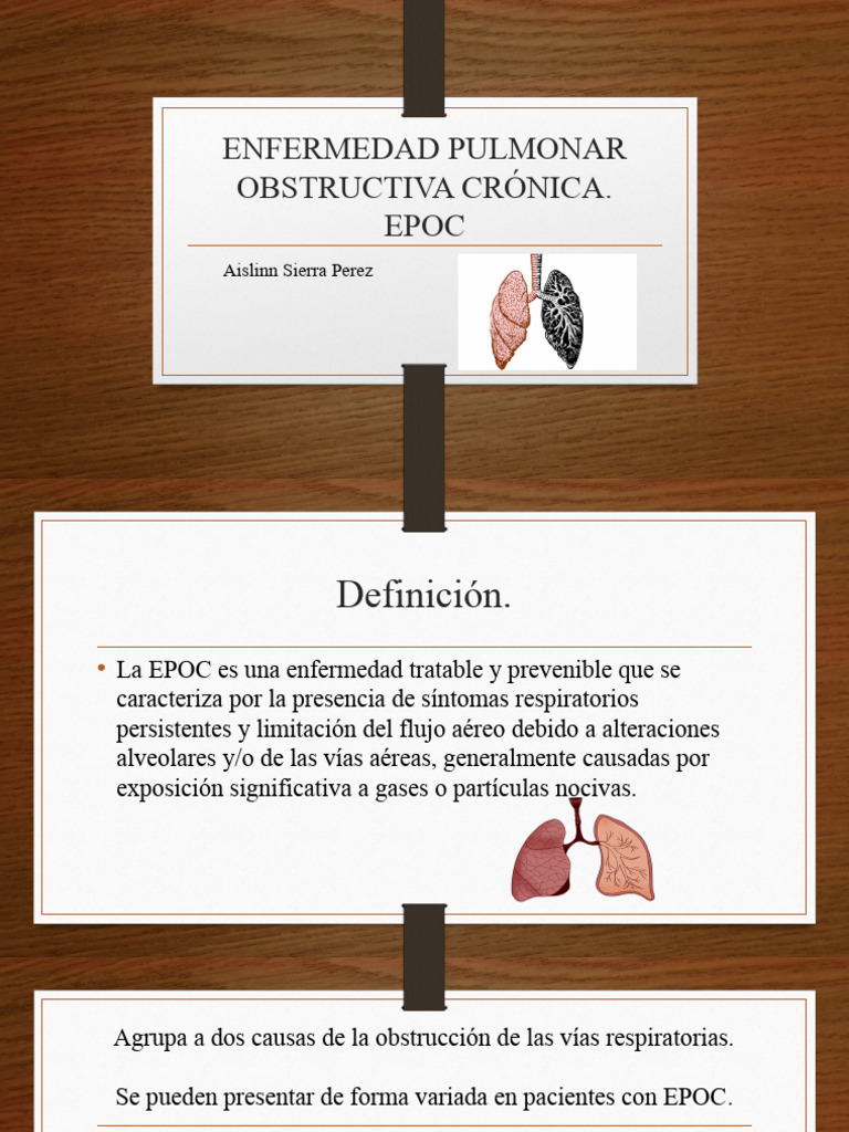Guía Completa sobre EPOC: Síntomas y Tratamiento | PDF | Enfermedad ...