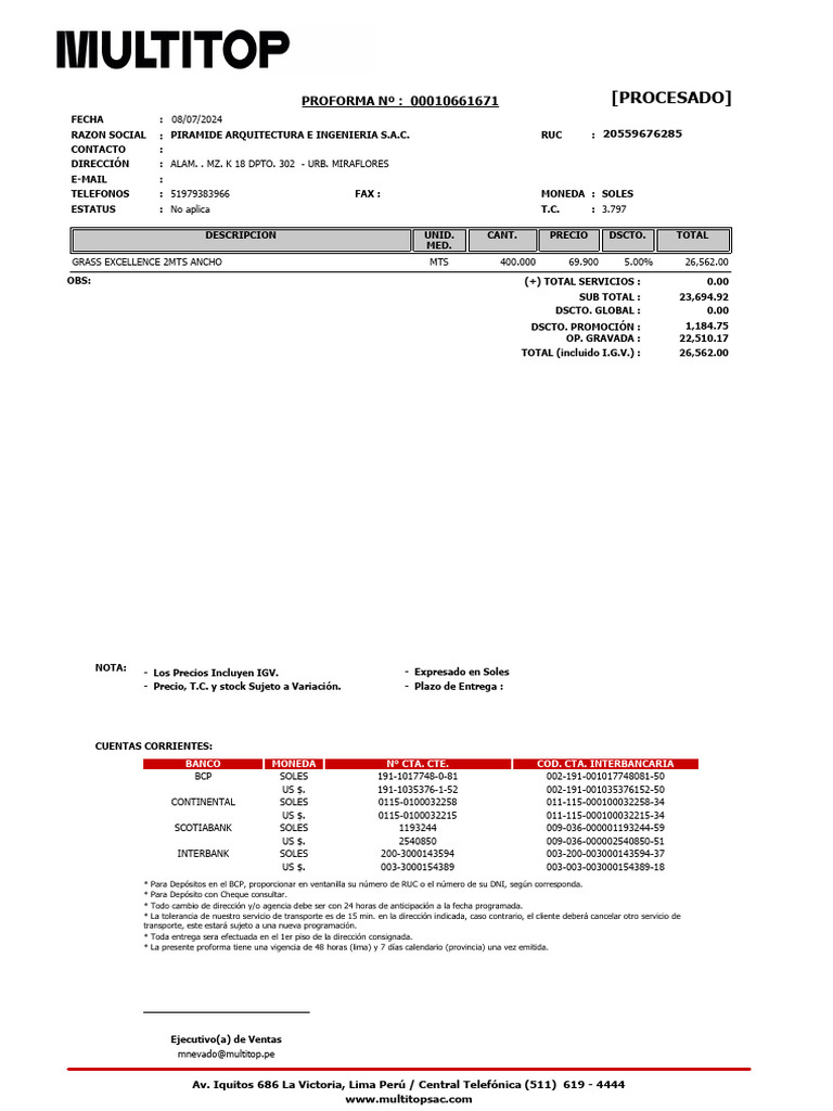 MULTITOP | PDF | Bancario | Bancos
