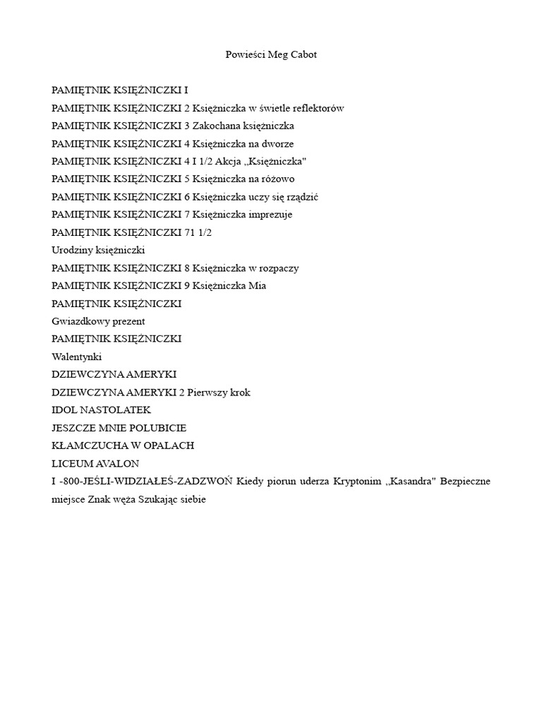 Meg Cabot - Magiczny Pech | PDF