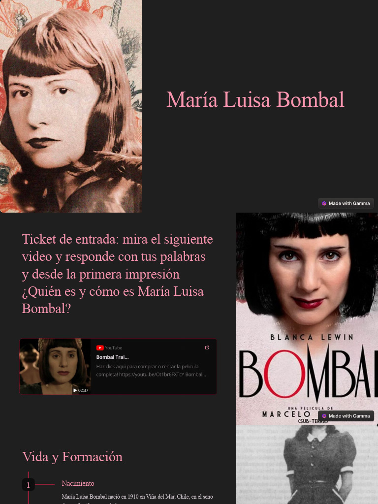 Maria Luisa Bombal Una Escritora Chilena Visionaria | PDF | Surrealismo ...