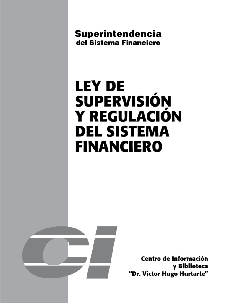 Ley de Supervision Regulacion Del Sistema Financie 240716 072228 | PDF | Pensión | Sistema ...