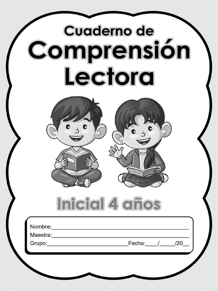 Inicial 4 Años Comprension Lectora Pdf