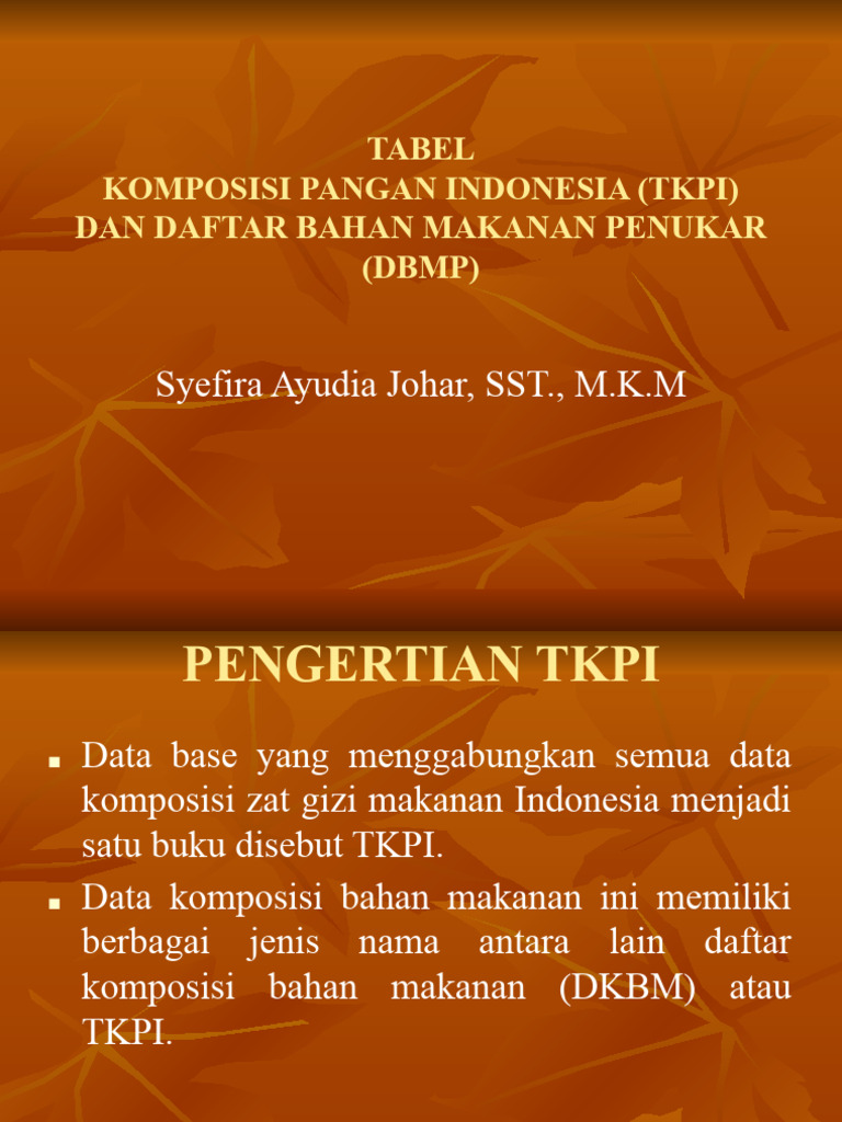 2 Tkpi, DBMP | PDF