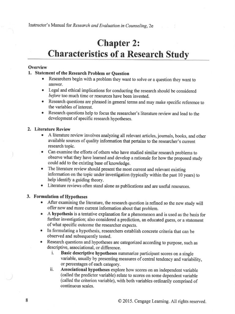 Chapter 2 Study Notes | PDF