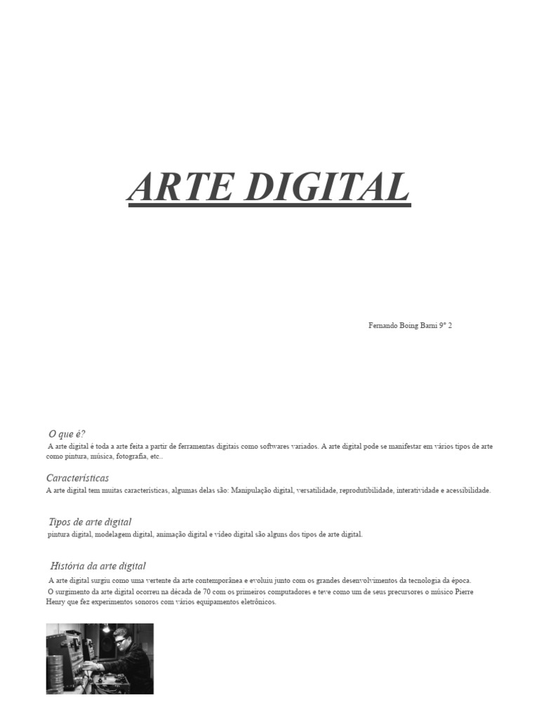 Arte Digital | PDF | Informática