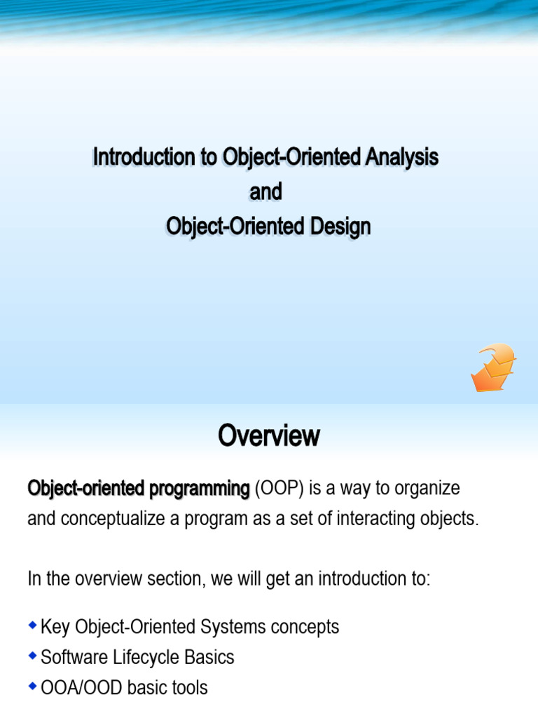 Object Oriented Systems | PDF | Class (Computer Programming) | Method (Computer Programming)