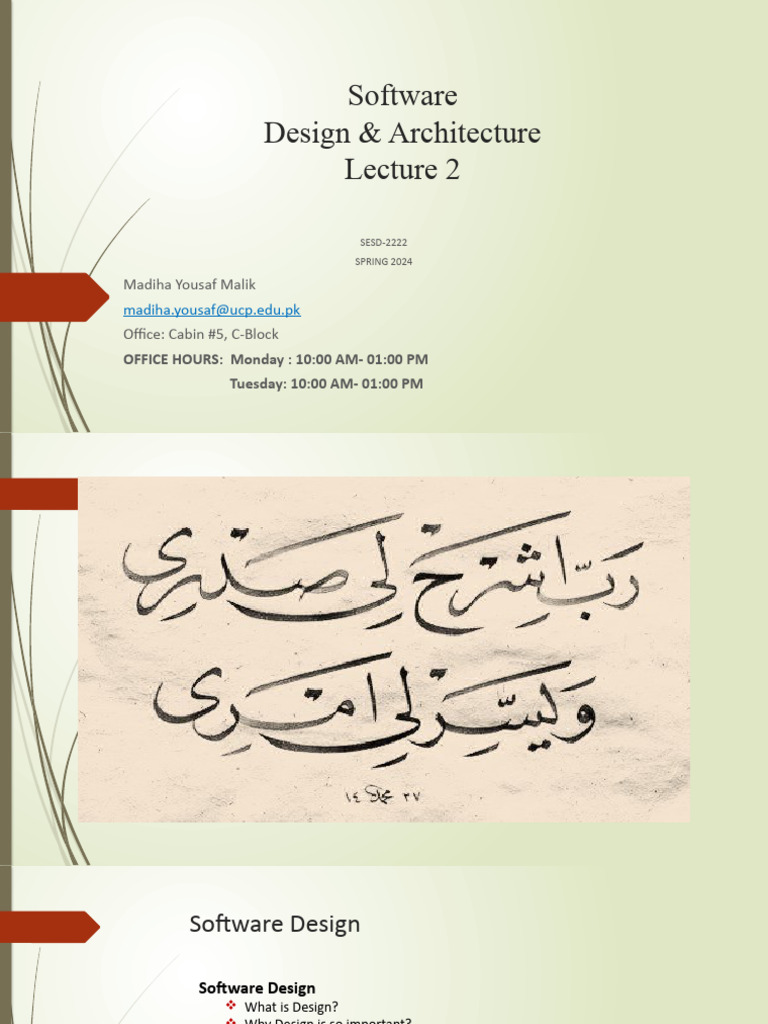 S24 SDA Lecture 2 | PDF | Software Architecture | System