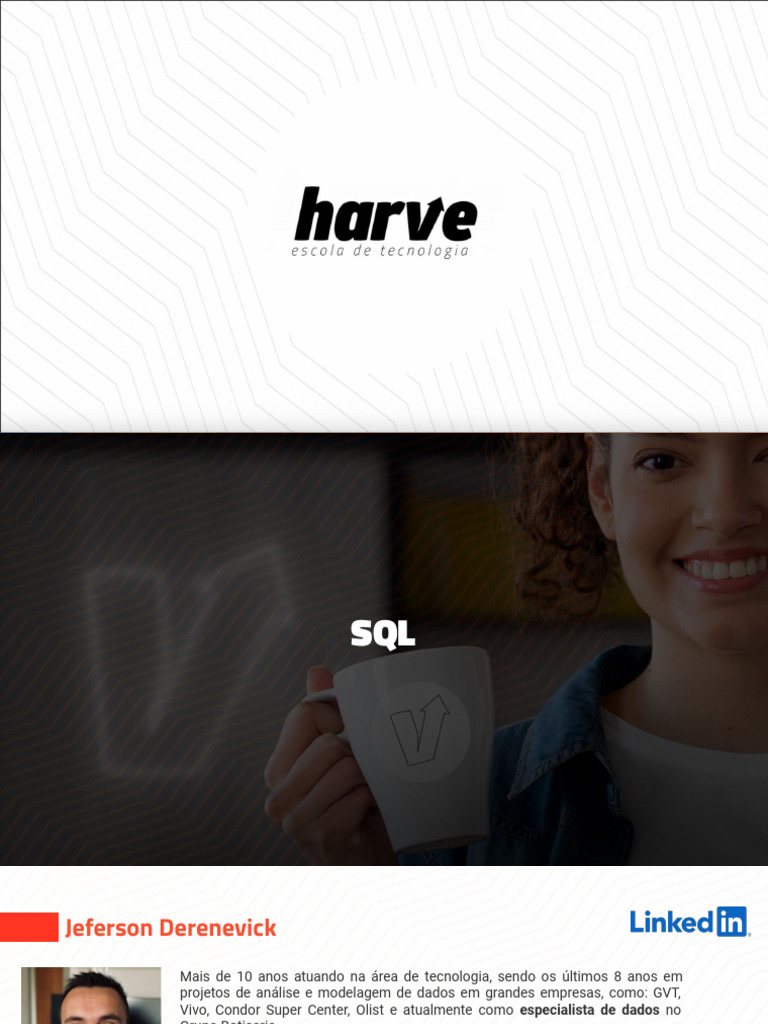 Aula SQL - 2024 - Jeferson Derenevick | PDF | SQL | Bancos de dados