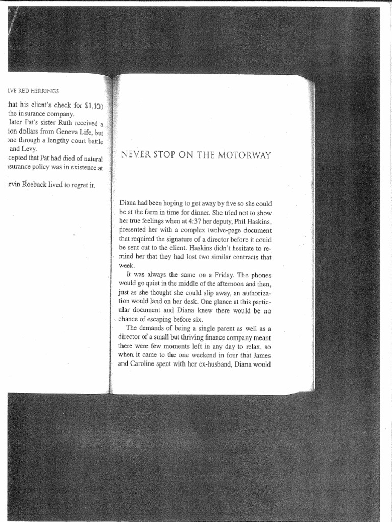 Suspense Never Stop On The Motorway | PDF