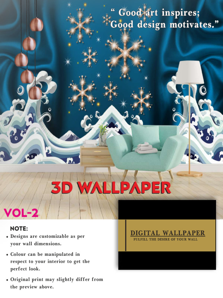 3d Customize Wallpaper Vol 2 | PDF | Interior Design | Wallcoverings