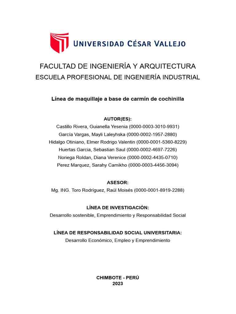 Inf Ing de Producto g3 | PDF | Calidad (comercial) | Marketing