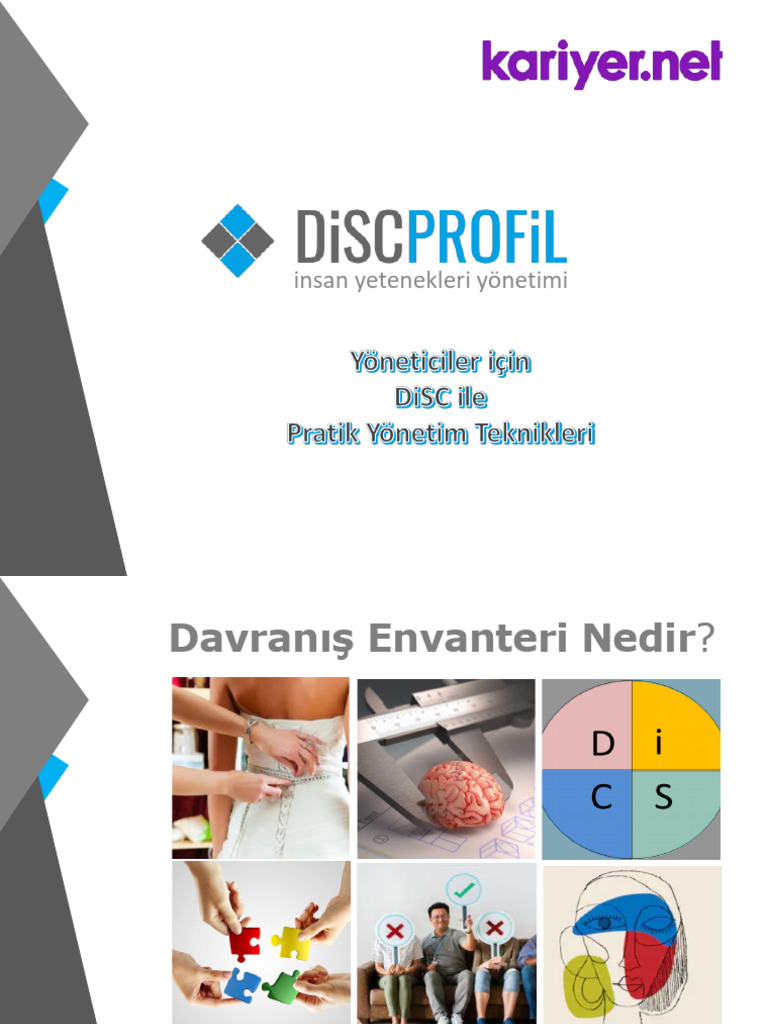 Kariyer DiSC Yonetici | PDF