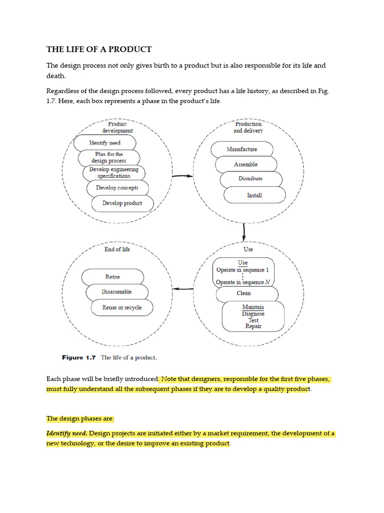 03 The Life of A Product | PDF | Recycling | Engineering