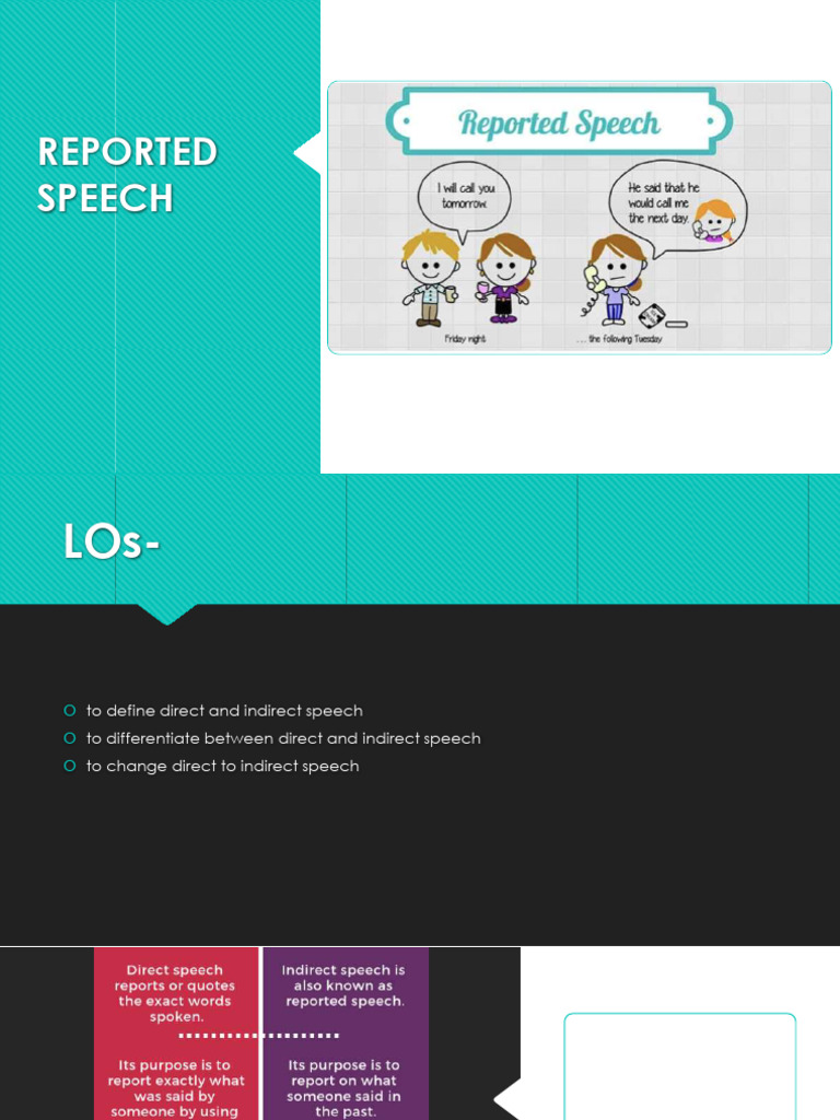 PPT_Reported Speech_VII | PDF